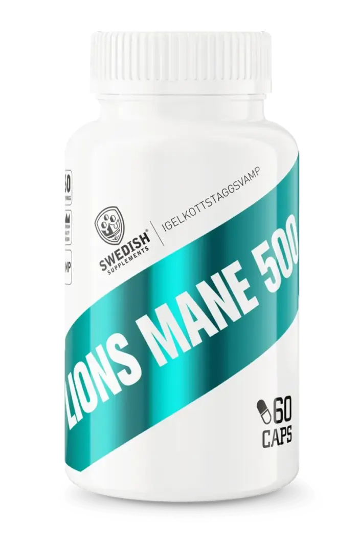 Lions Mane 500 mg – 60 kapsler – Sportylab.no